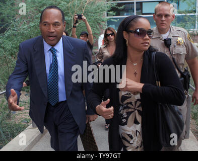O. J. Simpson and daughter Arnelle Simpson Credit: Ralph Dominguez ...