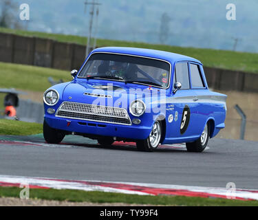 Ambrogio Perfetti, Oscar Rovelli, Ford Lotus Cortina Mk1, HRDC Coys ...