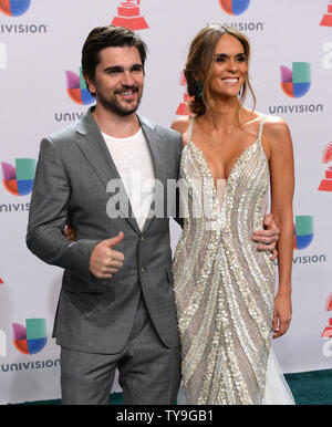 Singer Juanes and wife Karen Martinez arrive for the 15th annual Latin ...