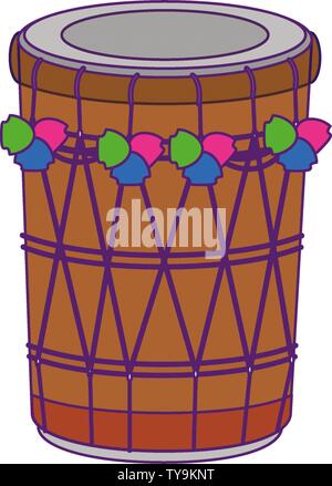 drum mridangam icon cartoon isolated Stock Vector Image & Art - Alamy