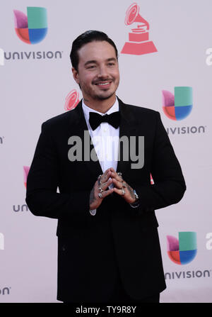 J Balvin arrives at the 17th annual Latin Grammy Awards at the T-Mobile ...