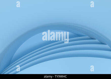 Three-dimensional rendering, paper curved line background Stock Photo ...