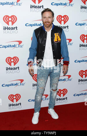 David Guetta arrives at the iHeartRadio Music Awards on Tuesday, March ...