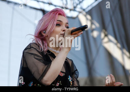 Rena Lovelis of Hey Violet on stage for KIIS FM's Wango Tango - Concert ...