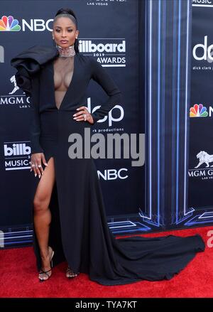 Ciara arrives at the 2019 Billboard Music Awards Red Carpet held at the ...
