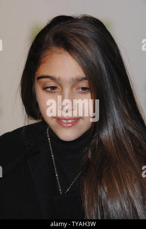 Lourdes Maria Ciccone Leon attends the Roberto Cavalli fashion show ...