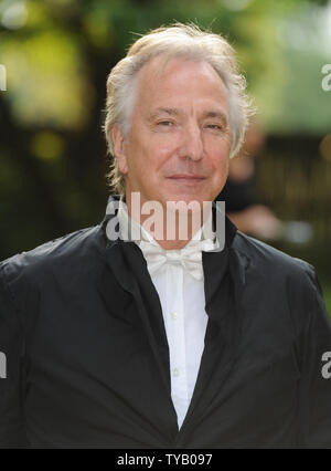 Actor Alan Rickman attends a party at the Dorchester Hotel in London to ...