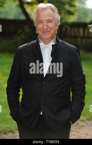Actor Alan Rickman attends a party at the Dorchester Hotel in London to ...