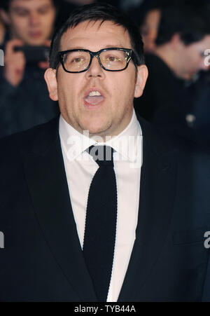 British actor Nick Frost attends the "National Movie Awards" at Wembley ...