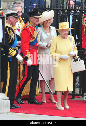 The Duke and Duchess of Edinburgh leave following a visit to Casa Da ...