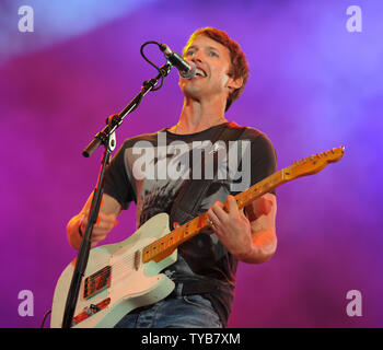British singer James Blunt perfoms live at the Zenith in Paris, France ...