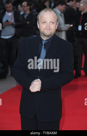 English actor Toby Jones attends the European premiere of "The Hunger ...