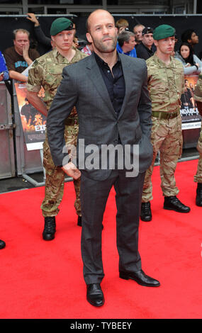 English actor Jason Statham attends a press conference for new movie ...
