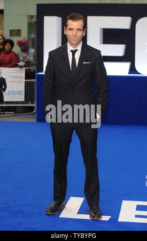 English actor Mel Raido attends the World Premiere of 'Legend' at Odeon ...