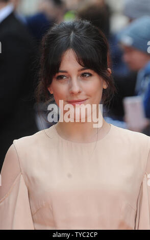 English actress Phoebe Fox attends the UK Premiere of Eye In The Sky at ...