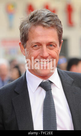 English actor Hugh Grant attends the European Premiere of The Rewrite ...