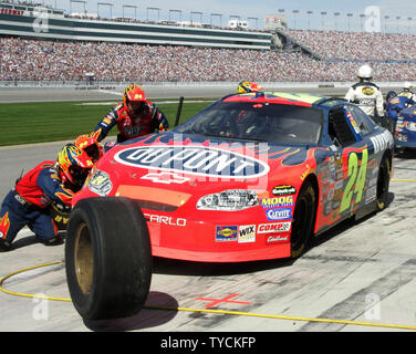 Jeff Gordon's 24 car during a NASCAR Sprint Cup series auto race ...