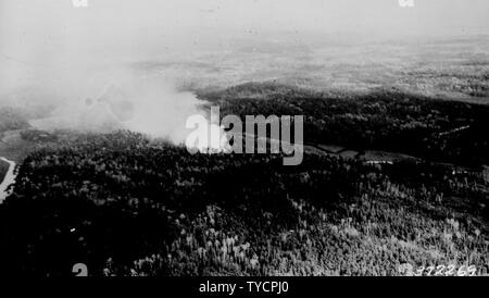 Photograph of Moose Lake Fire; Scope and content: Original caption ...