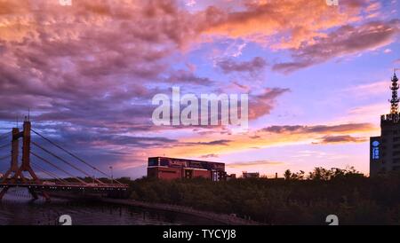 Landscape of the Karamay Stock Photo - Alamy