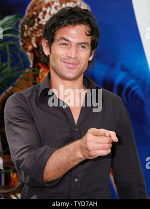 Filip Nikolic of the French TV show 'Navarro' poses for pictures at the ...