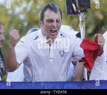 Francesco Molinari in a Team Europe press conference during preview day ...