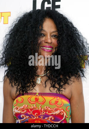 Diana Ross poses for pictures at the premiere "The Cookout" at the ...