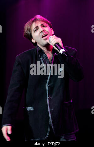 Christian Castro performs in concert at the Amor a la Musica show at ...
