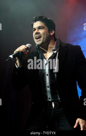 Puerto Rican salsa singer Jerry Rivera performs in concert at the ...