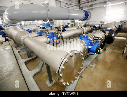 Essen, Germany. 26th June, 2019. The drinking water runs through huge ...