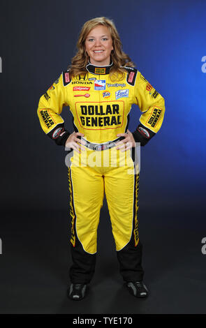 Sarah Fisher participates in the Indy Racing League media day at ...