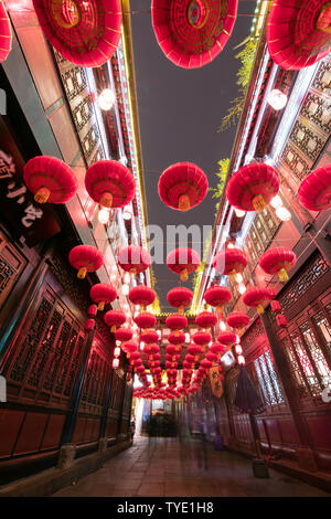Kam Lai Street full of lanterns Stock Photo - Alamy