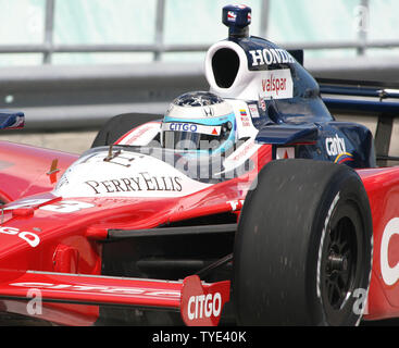Milka Duno Indy Car IRL Racing Iowa Speedway Stock Photo - Alamy