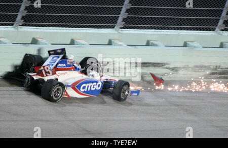 Milka Duno Indy Car IRL Racing Iowa Speedway Stock Photo - Alamy