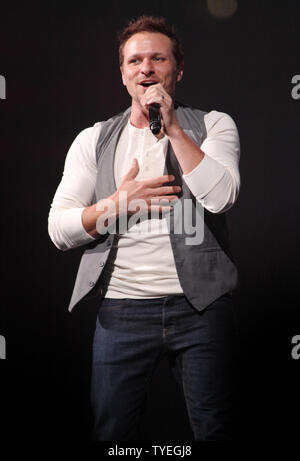 Drew Lachey with 98 Degrees performs in concert at the BB & T Center in ...