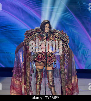 Miss Universe contestant Lisa Madden from Ireland models a selection ...