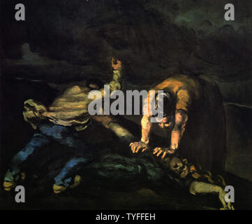 The Murder 1868 by Paul Cezanne Stock Photo - Alamy