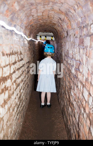 Family including children / kid / kids and young girl follow a group ...