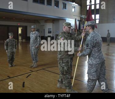 From right, Lt. Col. Laura Wood, Joint Personal Effects Depot officer ...