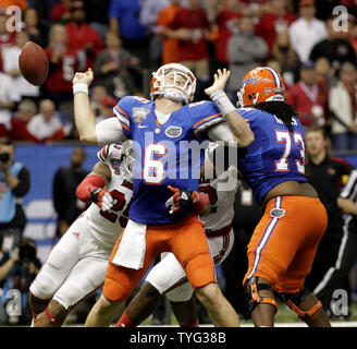Florida Gators quarterback Jeff Driskel (6) during an NCAA College ...