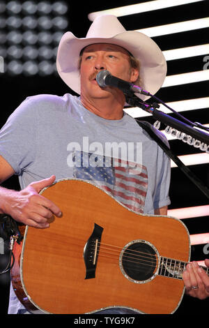 Alan Jackson performs before a sold out crowd at LP Field on opening ...