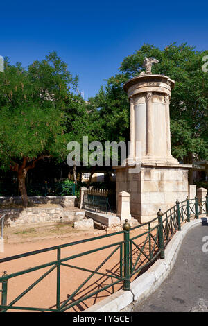 Athens Greece. The Choragic Monument of Lysicrates Stock Photo - Alamy