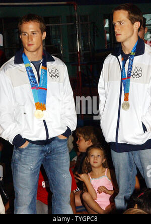 Paul Hamm and Morgan Hamm (right), Olympic gold and silver medalist of ...