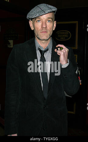 Michael Stipe at the premiere of BEYOND THE SEA at the Ziegfeld Theater ...
