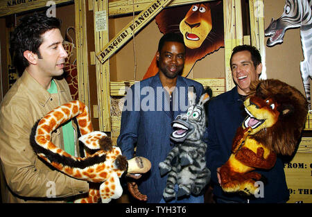 Actors Chris Rock and Ben Stiller (left to right) voice talent of the ...