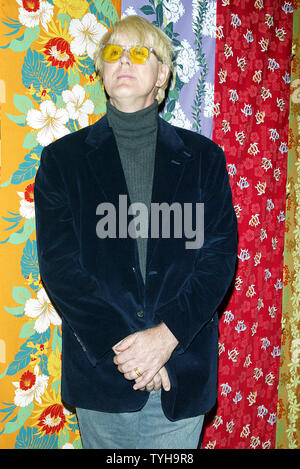 John Lithgow arrives to the Hulaween gala as Andy Warhol, New York ...