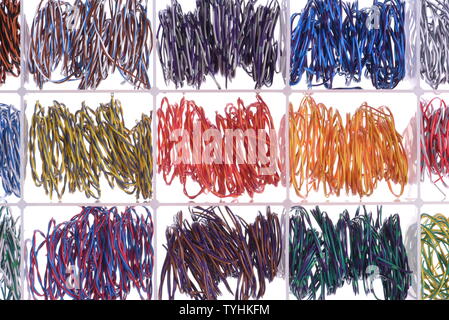 Colorful Electrical Wire Scrap Recycling Stock Photo - Alamy