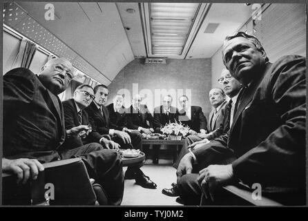 Senator James O. Eastland (D-Miss.) is pictured on the telephone in his ...