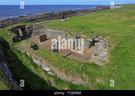 The Knap of Howar Neolithic building on Papa Westray Orkney Stock Photo ...