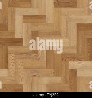 Wide seamless wood parquet texture herringbone light brown Stock Photo ...
