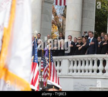 Secretary of Defense Ash Carter renders honors during a Veterans Day ...
